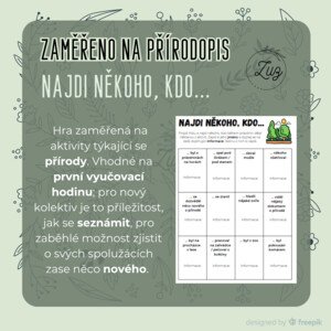 Najdi někoho, kdo... - Biologie | UčiteléUčitelům.cz